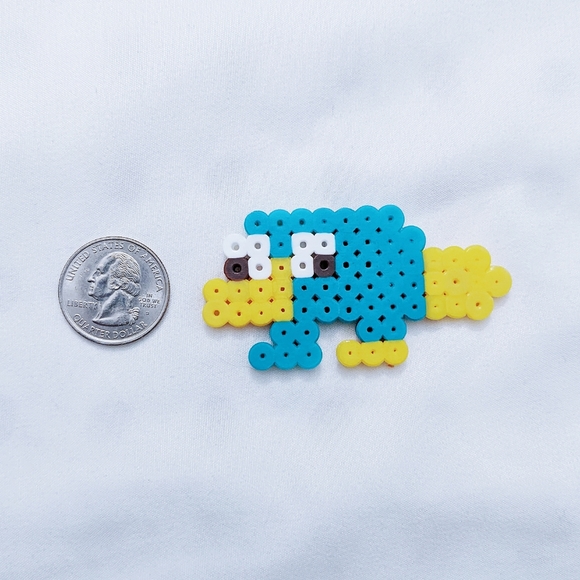 Perler | Other | Free With Purchase Perry The Platypus Perler Bead Art ...